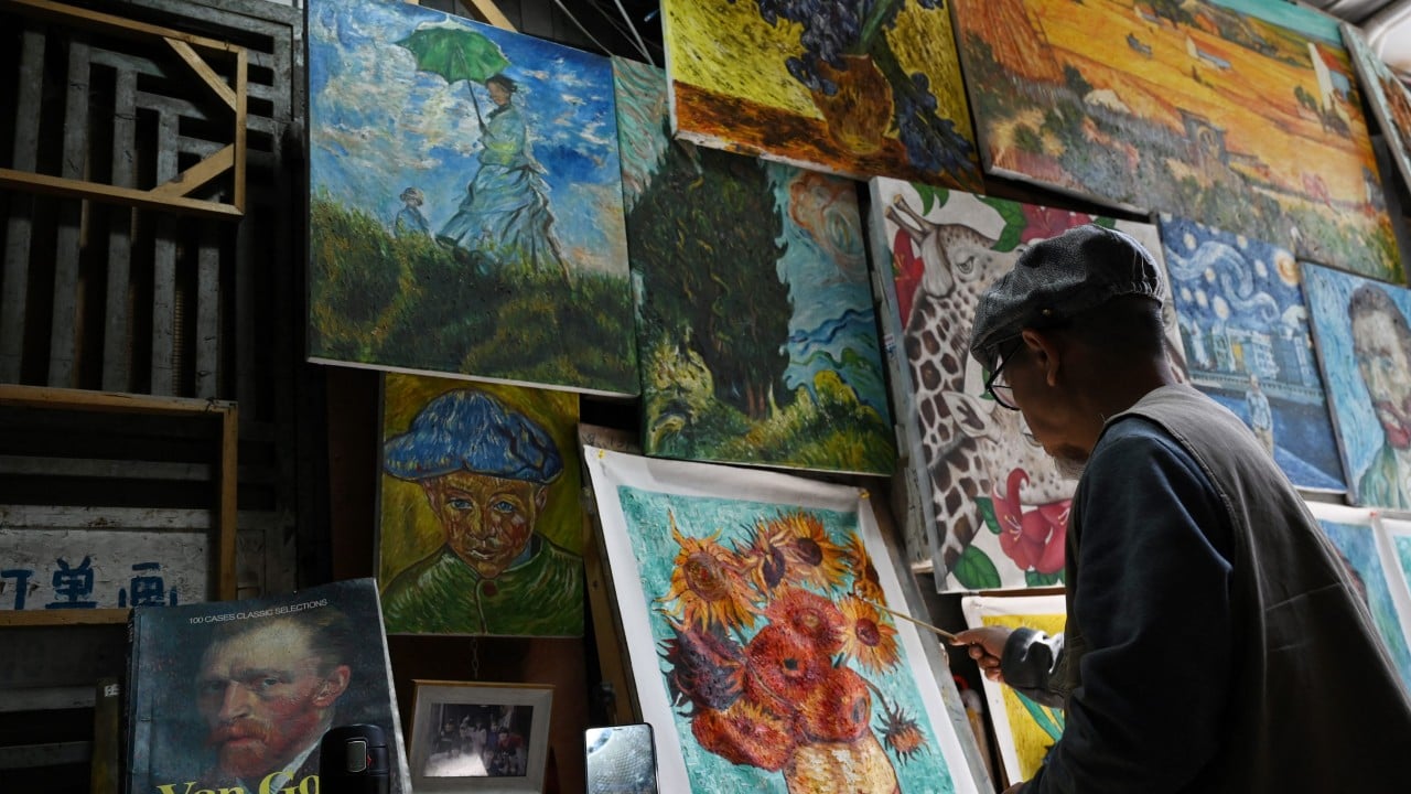 Deconstructing art: as China’s iconic Dafen village reels, AI takes ...